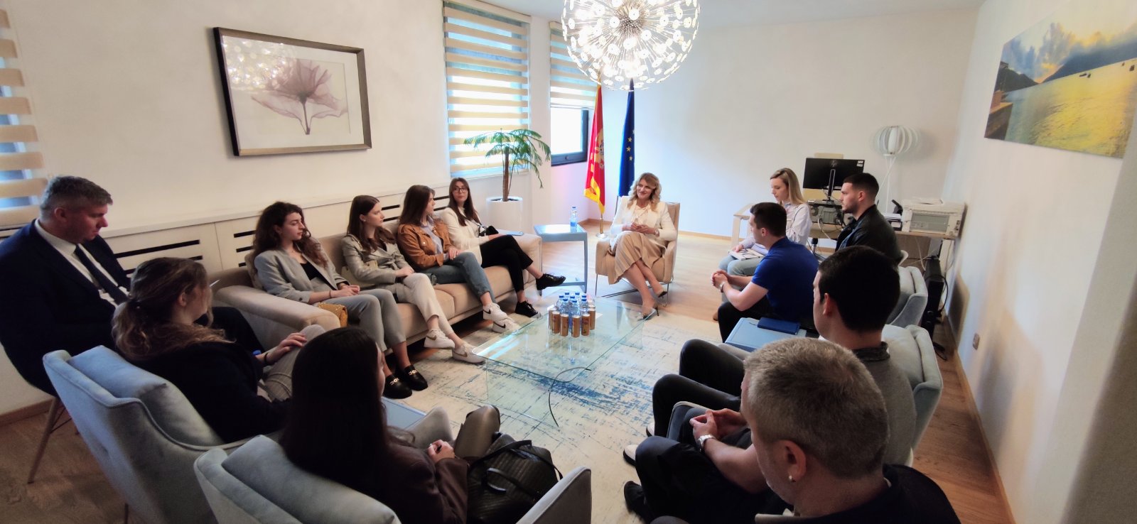 Studenti Ekonomskog fakulteta na praksi u Ministarstvu evropskih poslova | EUME