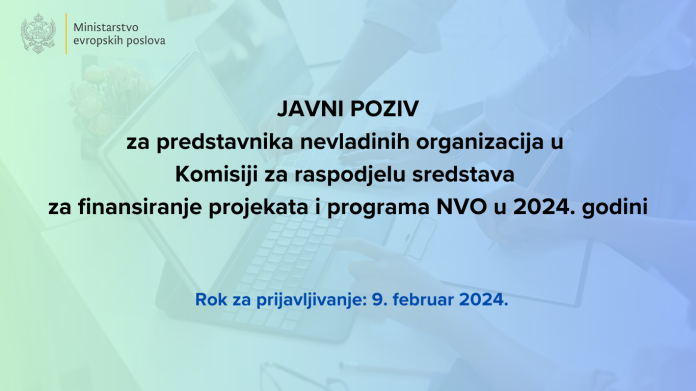 Javni poziv za predlaganje predstavnika nevladinih organizacija | EUME Javni poziv za predlaganje predstavnika nevladinih organizacija | EUME